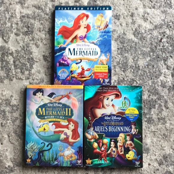 Disney | Media | Disney The Little Mermaid Dvd Collection 3 | Poshmark